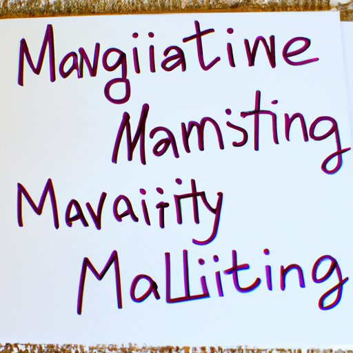 How to Manifest Writing Down Goals – A Comprehensive Guide - The ...