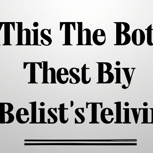 What is the Number 1 Best Movie of All Time? - The Enlightened Mindset