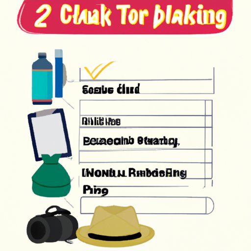 What to Pack for a 4-Day Trip Checklist: A Complete Guide - The ...